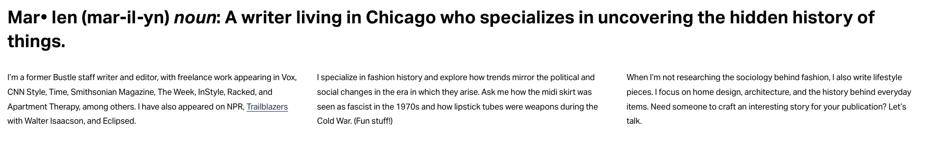 5 Professional Bio Examples for Freelance Writers