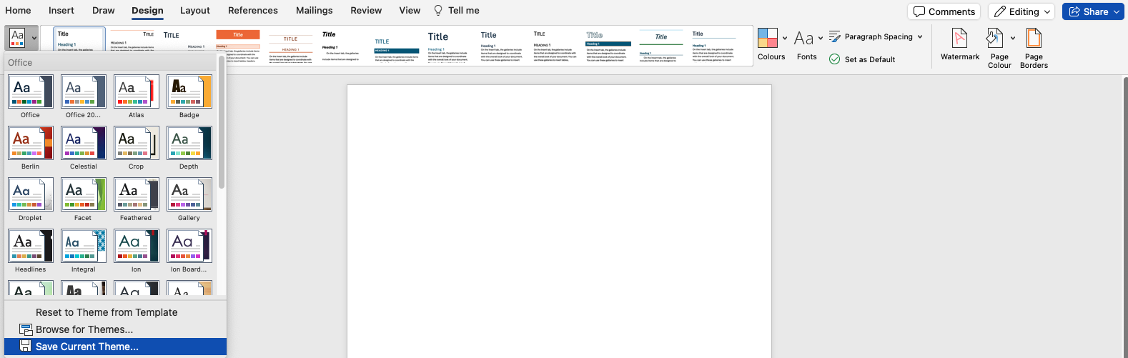 How to Change the Theme on Microsoft Word | Knowadays